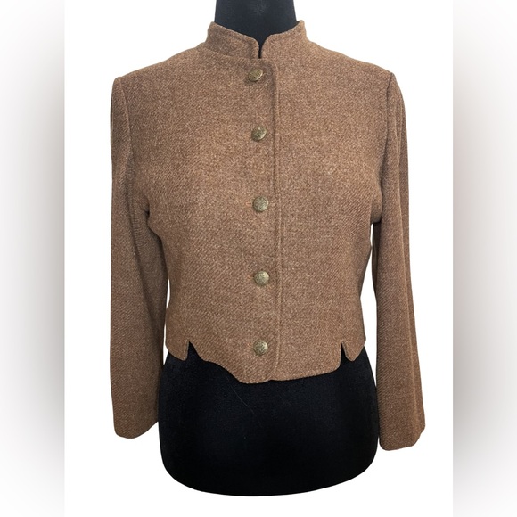 Source Unknown | Jackets & Coats | Vintage Tweed Military Jacket | Poshmark